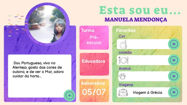 Esta sou eu... | Genially