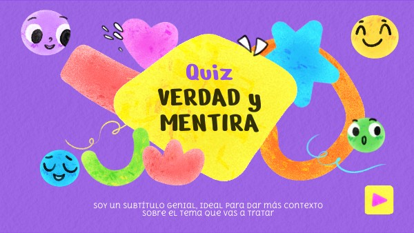 Quiz verdad y mentira verbos irregulares primera persona | Genially