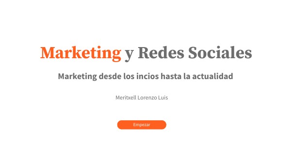 Marketing y redes sociales | Genially