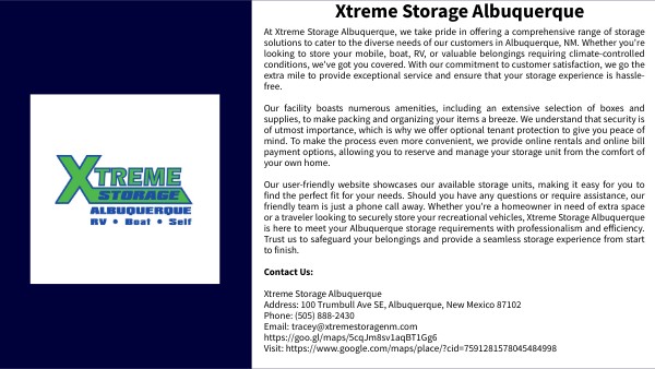 Xtreme Storage Albuquerque