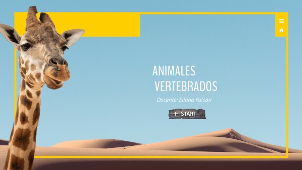 PRESENTACIÓN ANIMALES VERTEBRADOS | Genially