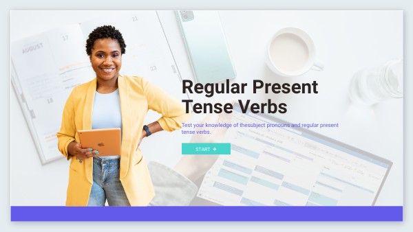 Spanish Subject Pronouns and Regular Present Tense | Genially