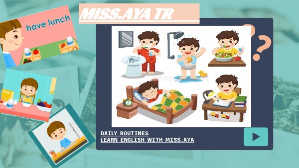 DAILY ROUTINES | Genially