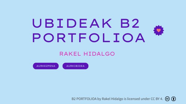 UBIDEAK B2 PORTFOLIOA | Genially