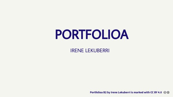 B2 - Irene | Genially