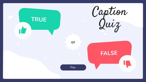 CAPTION QUIZ | Genially