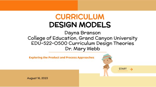 Curriculum Design Models