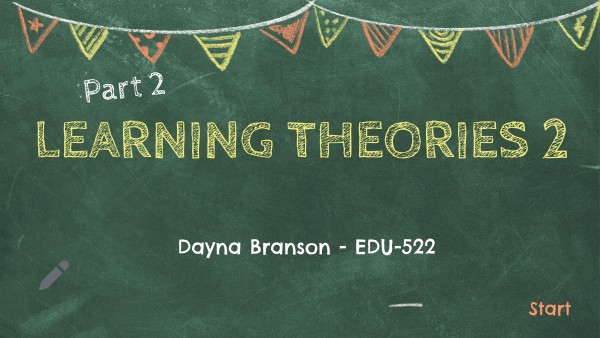 Learning Theories Part 2
