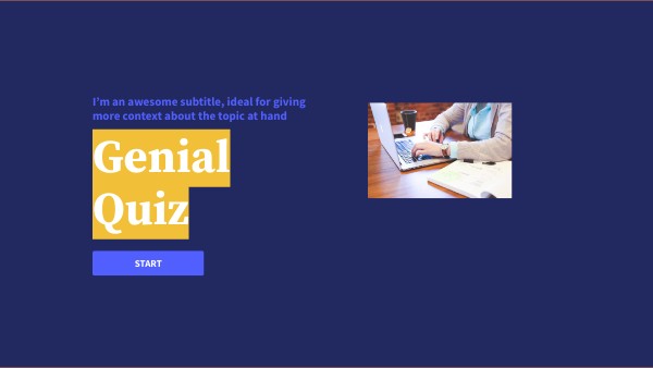 GENIAL QUIZ | Genially