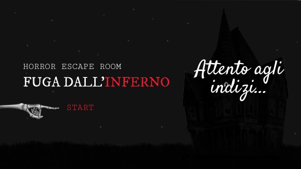 HORROR ESCAPE ROOM di prova | Genially