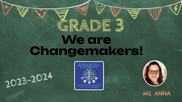 Announcement Page Grade 3