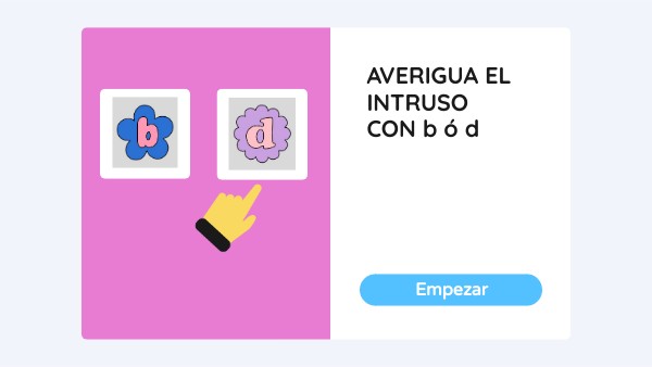 JUEGO DEL INTRUSO CON b ó d