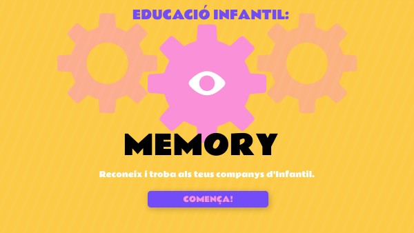 MEMORY INFANTIL | Genially