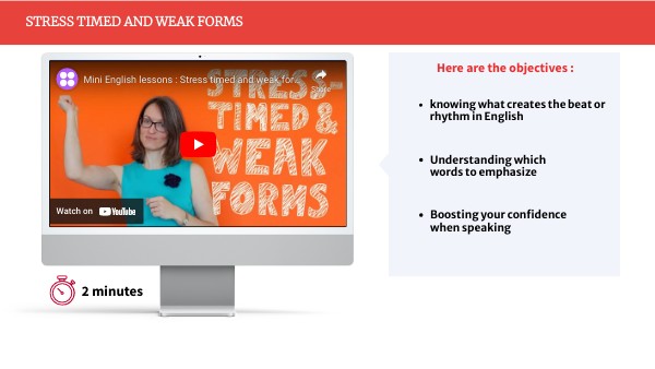 Stress timeds and weak forms | Genially