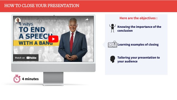 Close your presentation