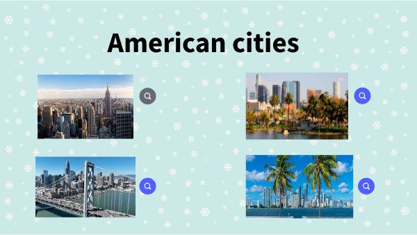 American cities | Genially