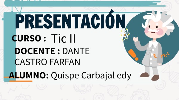 PRESENTACIÓN EINSTEIN
