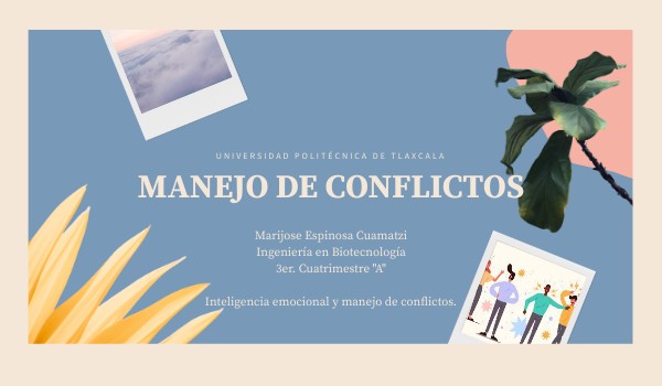MANEJO DE CONFLICTOS- PRESENTACIÓN