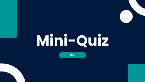 2.1a - Mini Quiz | Genially