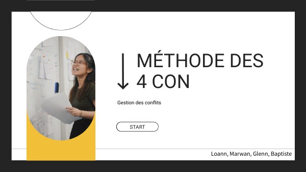 Méthode des 4 CON | Genially