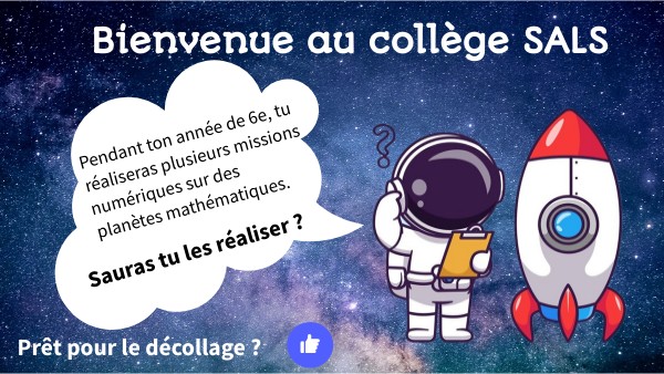 Missions 6e | Genially