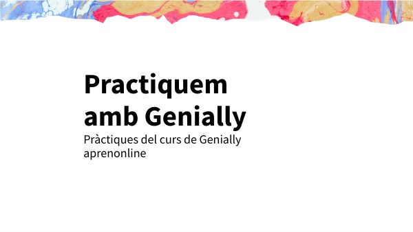 pràctica curs genially