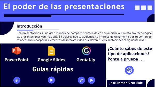 El poder de las presentaciones | Genially