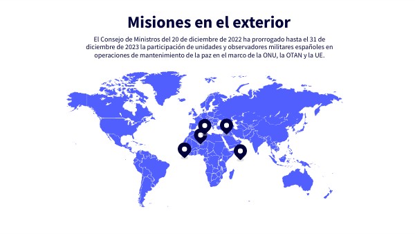 Misiones en el exterior