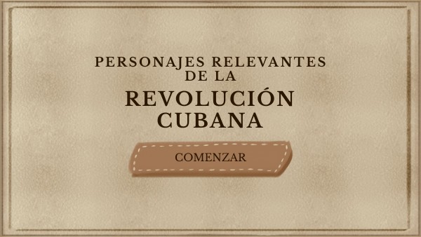 Personajes Revolución Cubana