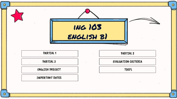 ING 103 ENGLISH B1
