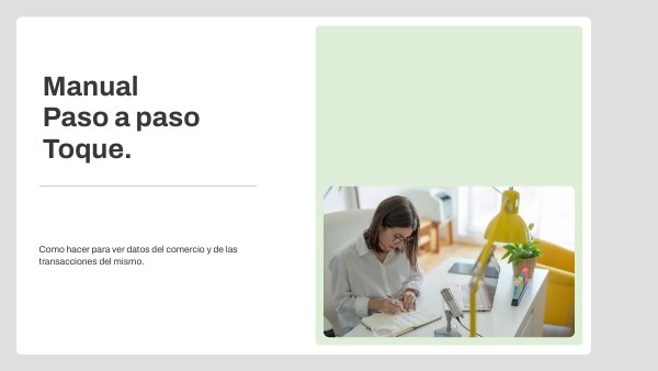 MANUAL PASO A PASO DE TOQUE