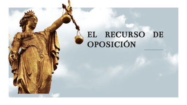 PRESENTACIÓN RECURSO DE OPOSICIÓN