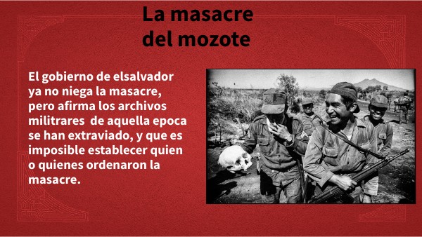 La masacre del mozote | Genially