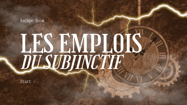 TIME MACHINE ESCAPE | Genially