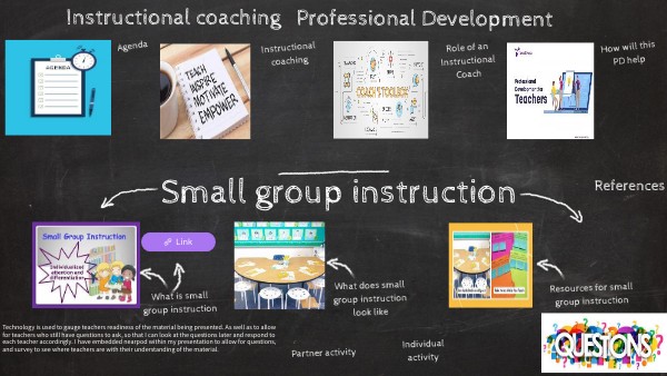 Professional Development: Small Group Instructions