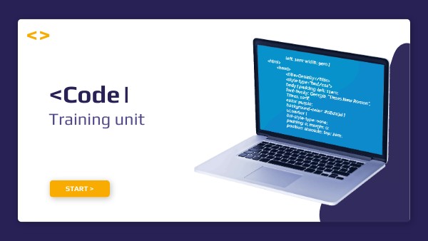 Copy - CODE TRAINING UNIT | Genially