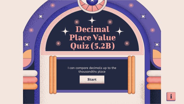 Place Value Decimals QUIZ | Genially