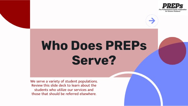 Students PREPs Serves