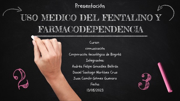 uso medicamento fentanilo y farmaco dependencia | Genially