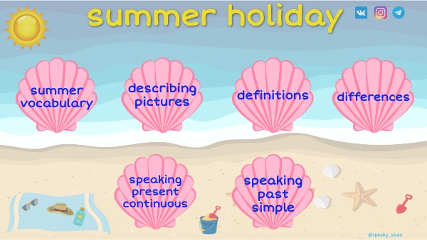 Summer Holiday by @speaky_swan | Genially