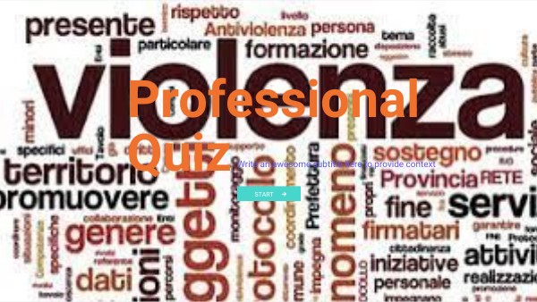 Professional Quiz Test