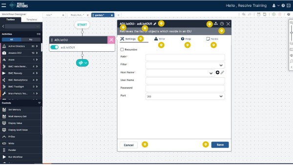 Dev2 - Platform Defining and Editing Activity Parameters Draft