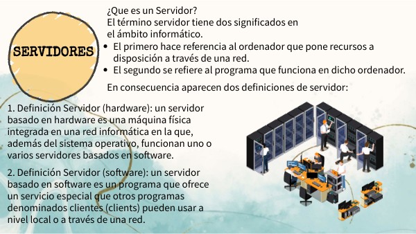 SERVIDORES | Genially