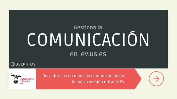 Comunicación en la plataforma Enseñanza Virtual de la US-a