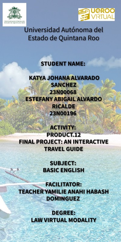 INFO GUÍA VIAJE | Genially