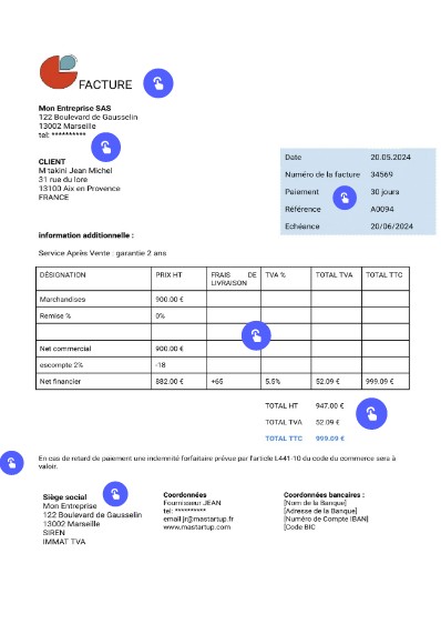 doc facture frais de port (1) | Genially