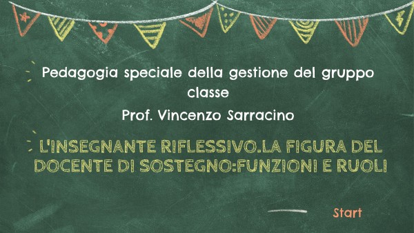 L'insegnante riflessivo. La figura del docente di sostegno.