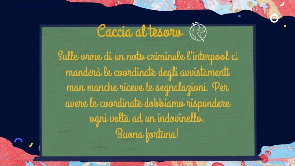 Caccia al tesoro | Genially