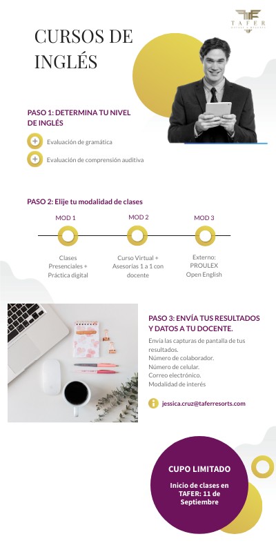 INFO CLASSES SEP-DEC E4Y | Genially