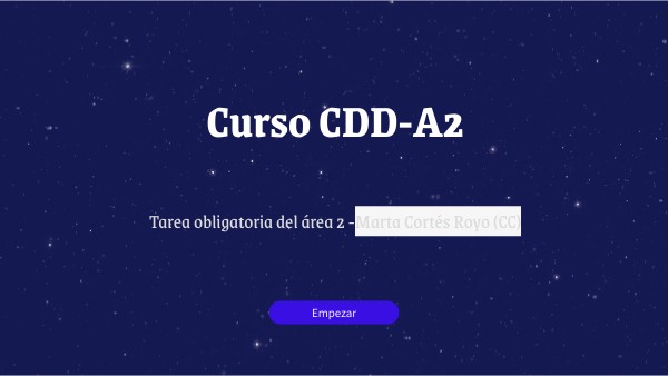 Curso CDD B1 - Tarea 2 | Genially